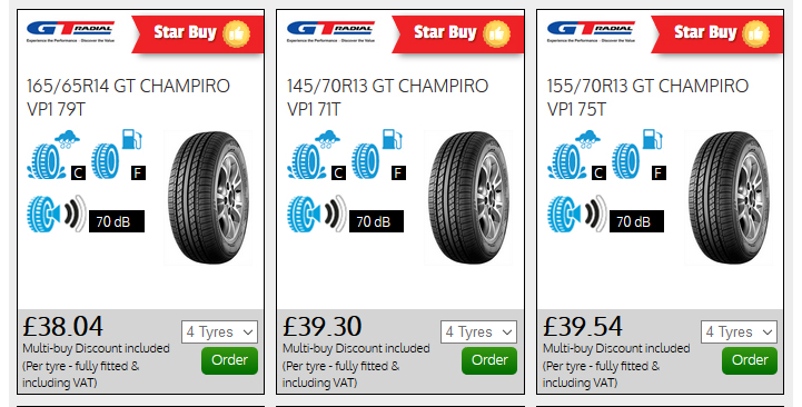 screenshot bkt - BK Tyres
